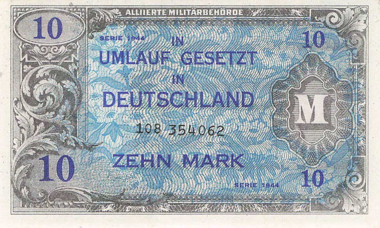 Papermoneyshop - Ro.203c - 10 Mark 1944 AU
