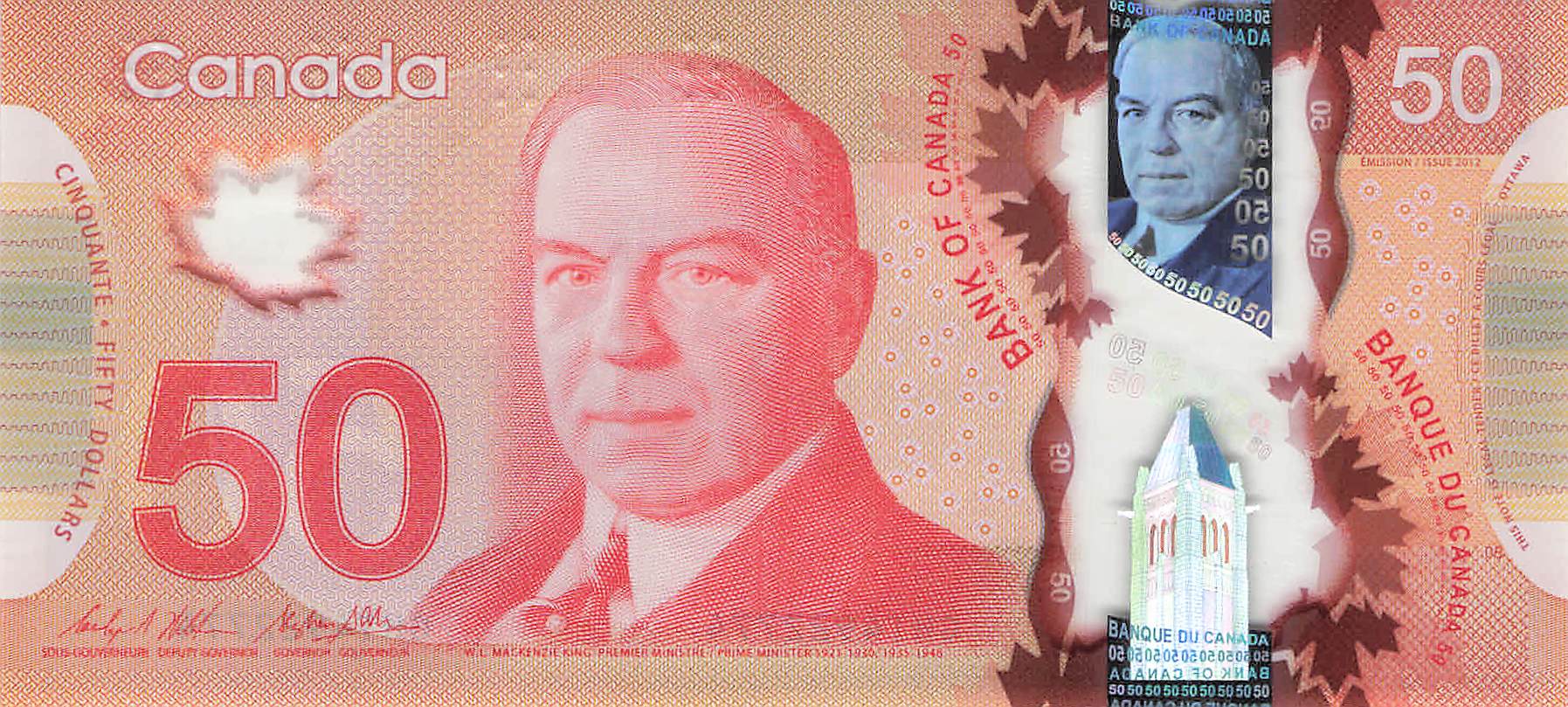 Papermoneyshop - Canada P.109b - 50 Dollar 2015 UNC